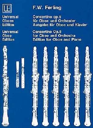 Concertino op. 5 - Franz Wilhelm Ferling - Partition - Hautbois